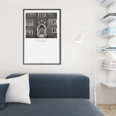 Craven Quad Residence Hall Duke University Wall Art Black & White ...
